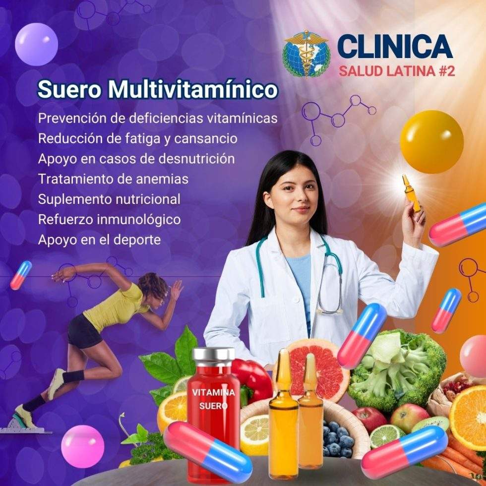 Beneficios del Suero Multivitamínico | Clinica Salud Latina